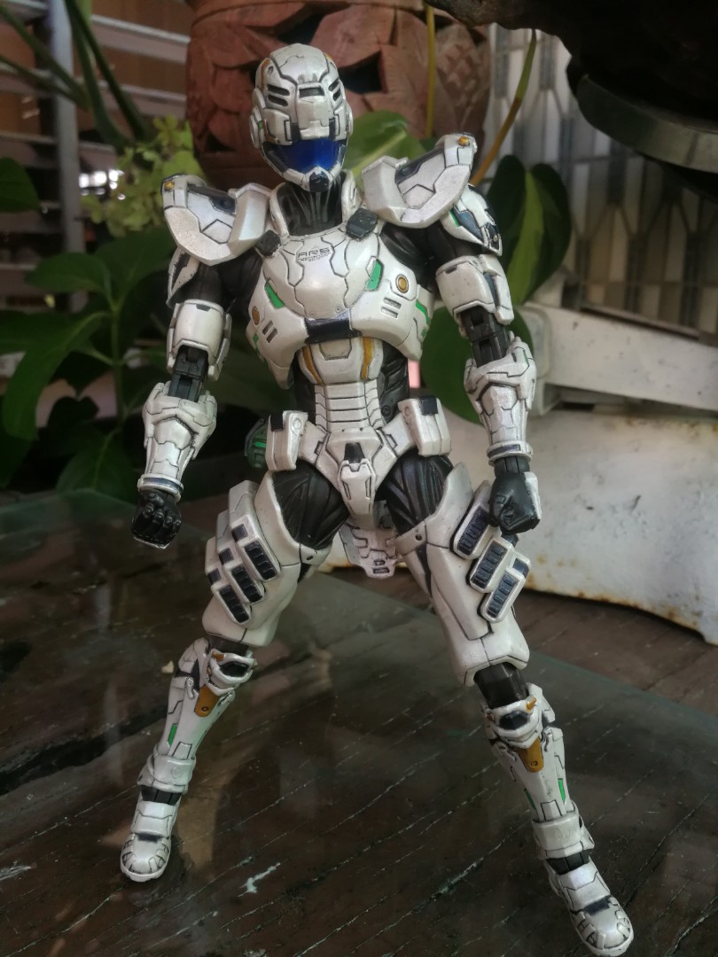 VANQUISH PLAY ARTS Kai Sam Gideon PVC painted action figure square Enix, Hobbies & Toys, Toys ...