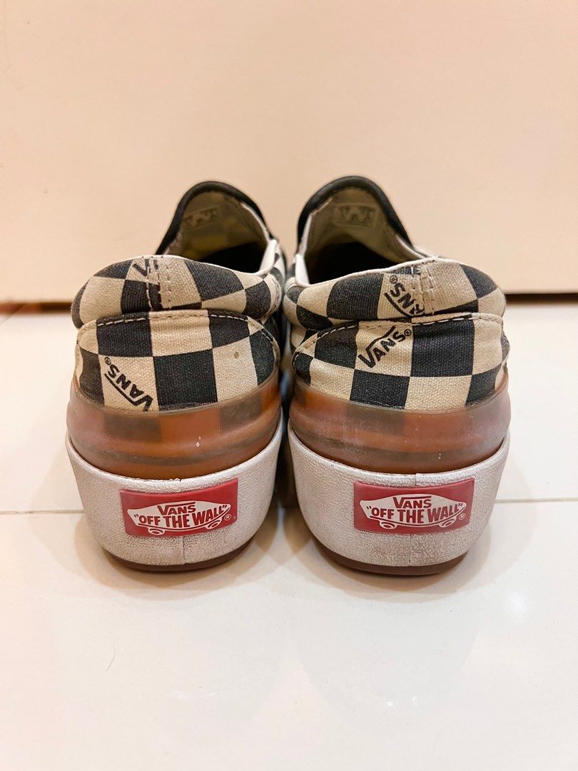 Vans Stacked Checkerboard Platform, Women's Fashion, Footwear, Sneakers ...