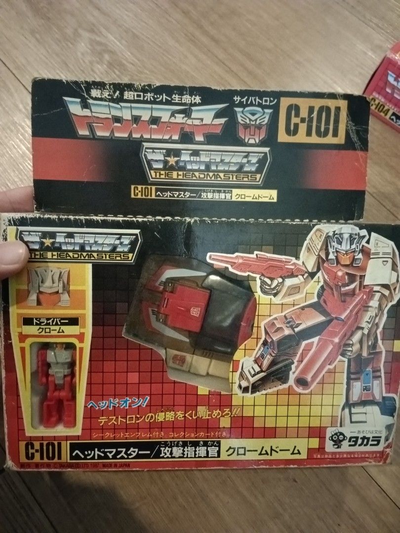 vintage 1987 Takara - Transformers G1 - Chromedome - Headmasters Series ...