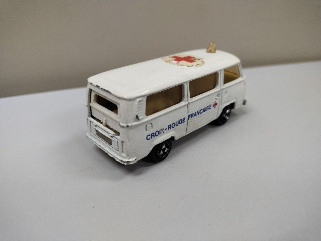 Vintage Majorette 70's Fourgon Volkswagen Van Ambulance France #244 ...