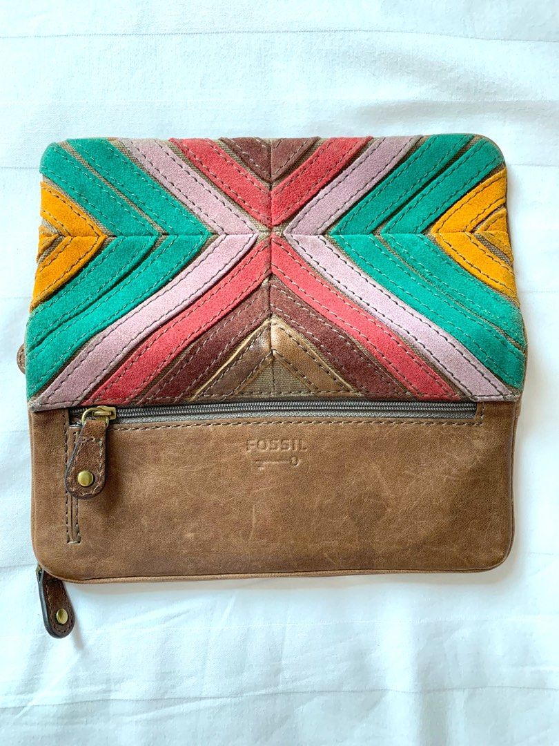 VINTAGE MULTI COLORED FOSSIL, Women's Fashion, Bags & Wallets, Wallets ...
