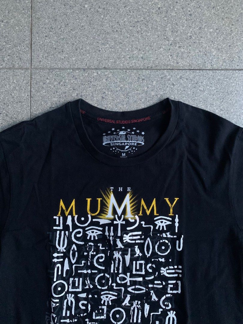 Vintage USS The Mummy Black Tshirt Tee, Men's Fashion, Tops & Sets ...
