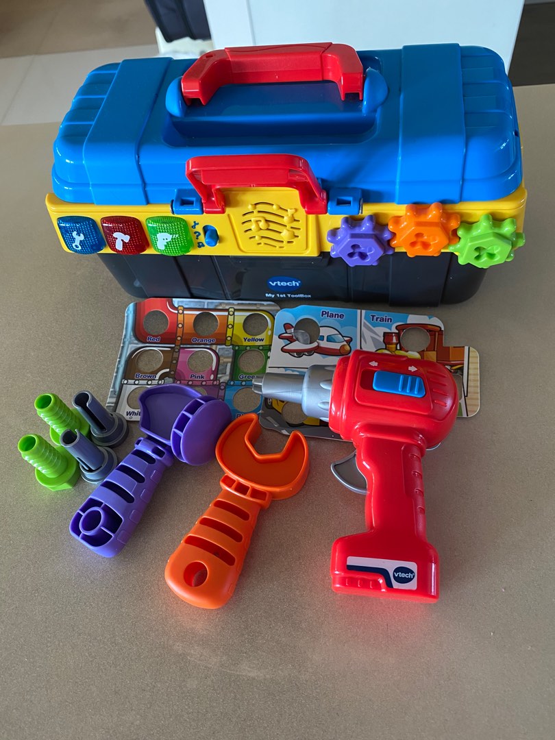 Vtech Toy Toolsbox Set, Babies & Kids, Infant Playtime on Carousell