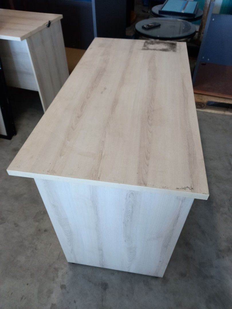 White Study Table, Furniture & Home Living, Furniture, Tables & Sets on ...