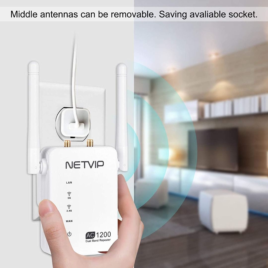 WiFi Booster Range Extender | WiFi Extender Booster AC1200 | Wireless ...