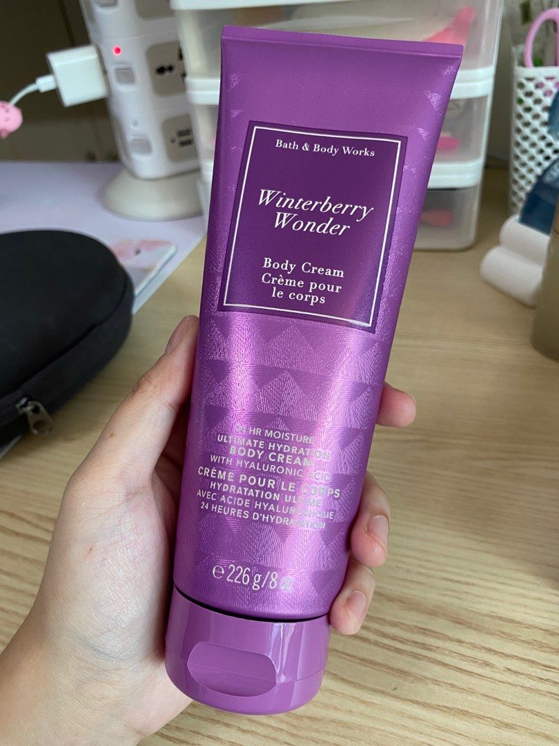 Winterberry Wonder Body Cream Bath & Body Works BBW, Beauty & Personal Care, Bath & Body, Body ...