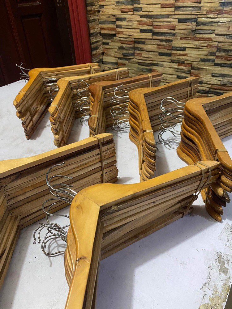 Wooden Hangers, Furniture & Home Living, Home Improvement ...