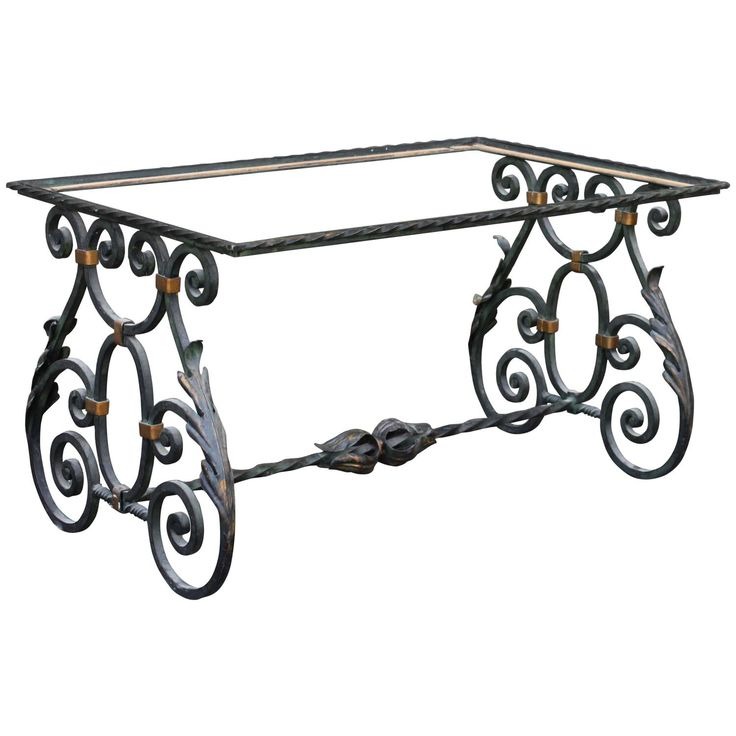 Wrought Iron Dining Table, Furniture & Home Living, Furniture, Tables ...