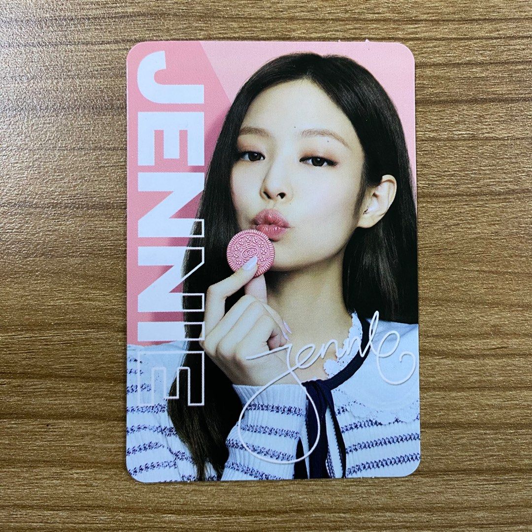 WTS Blackpink X Oreo photocard Jennie (02), Hobbies & Toys, Collectibles & Memorabilia, K-Wave ...