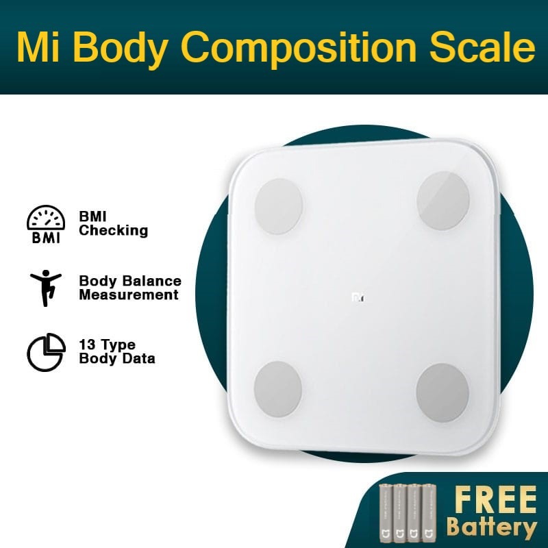 Xiaomi Mi Body Composition Scale 2 Weighing Fat Weight Weigh Scale V2 ...