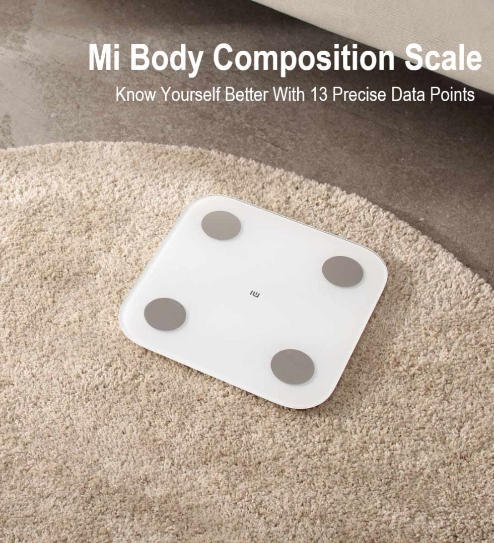 Xiaomi Mi Body Composition Scale 2 Weighing Fat Weight Weigh Scale V2 ...