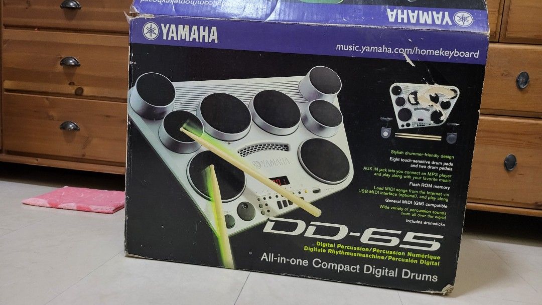 YAMAHA DD-65 ALL IN ONE COMPACT DIGITAL DRUMS, Hobbies & Toys, Music ...
