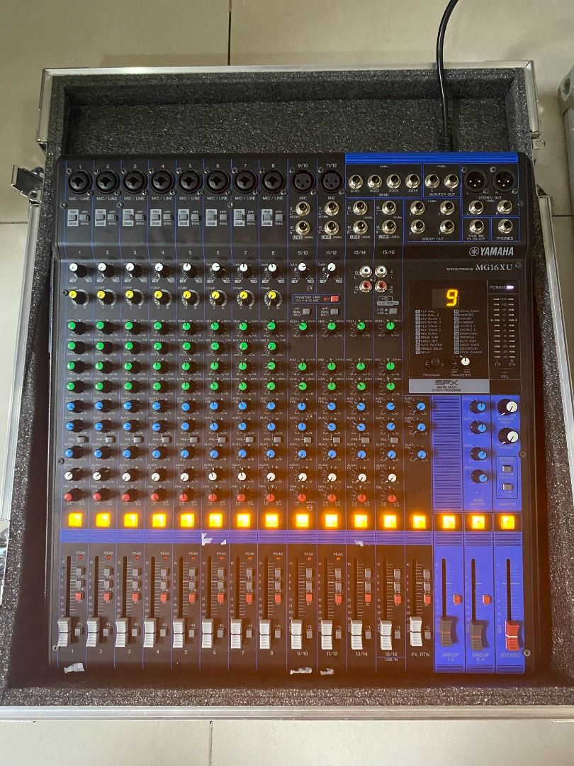 (Original) SALE Yamaha MG16XU with FREE FLIGHT CASE, Audio, Other Audio ...