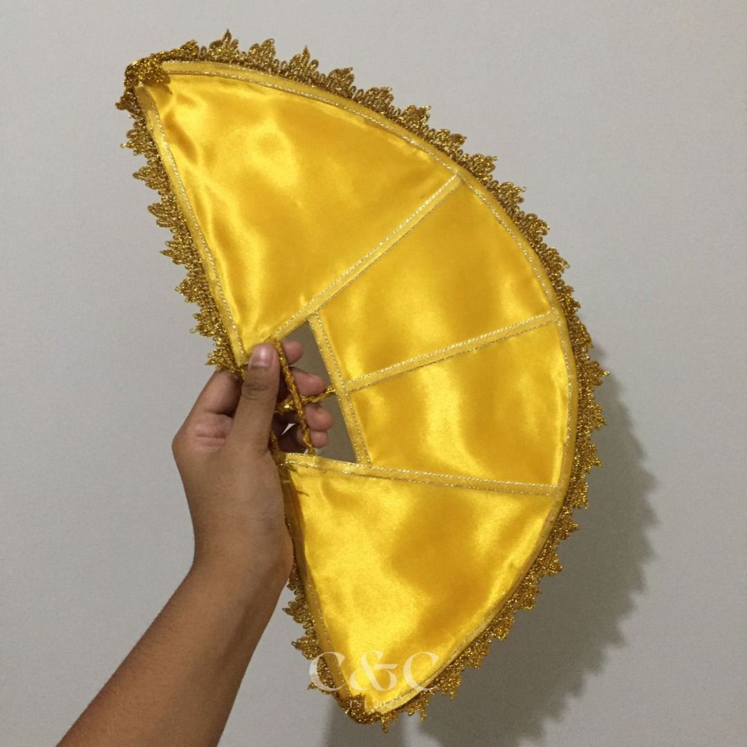 Yellow Fan For Festival (Props), Furniture & Home Living, Lighting ...