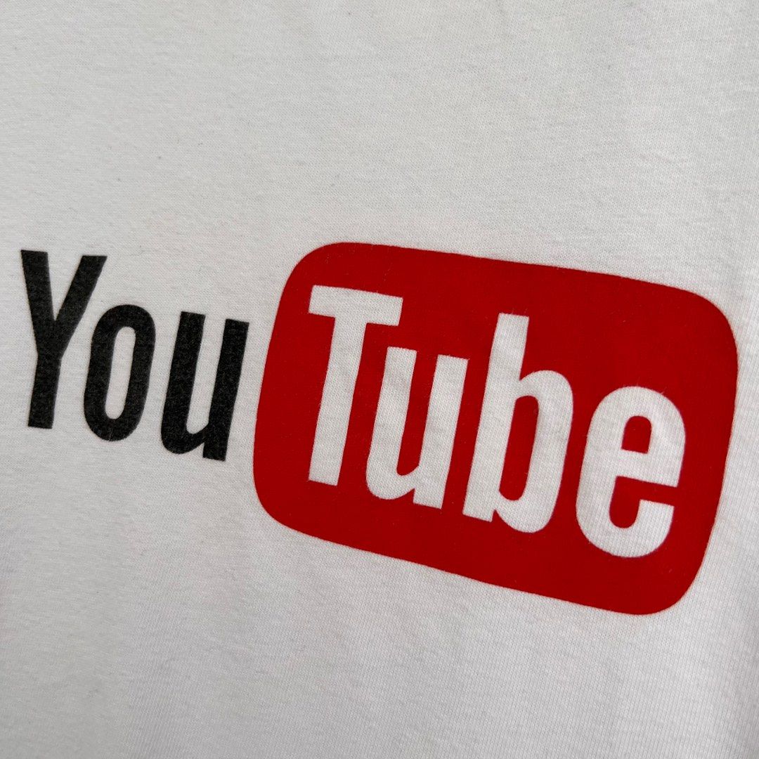 YouTube OG Logo Promo Tee, Men's Fashion, Tops & Sets, Tshirts & Polo ...