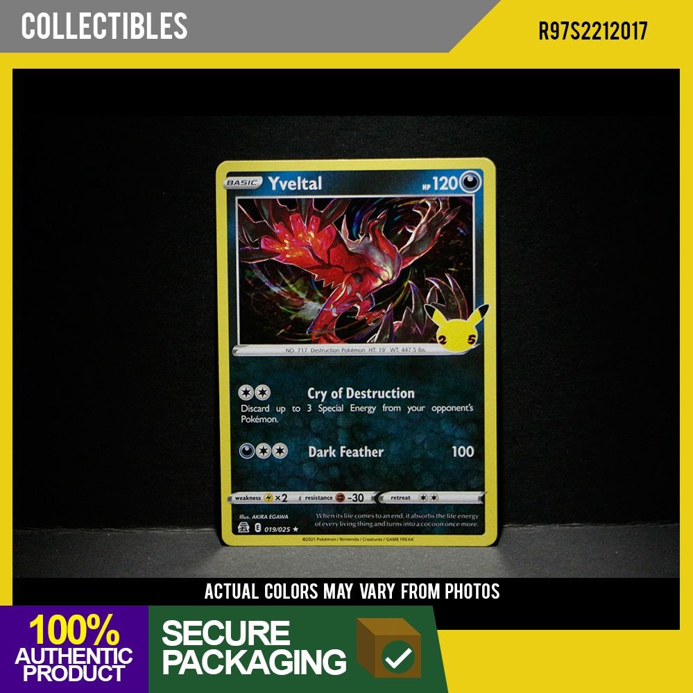 Yveltal (Pokemon Trading Card Game [TCG] Celebrations 019/025) - New ...