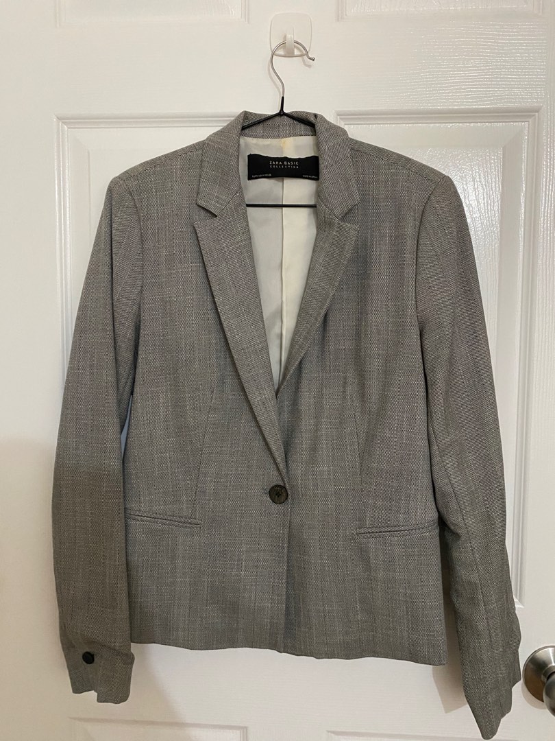 Zara Basic Blazer (M), Women's Fashion, Coats, Jackets and Outerwear on ...