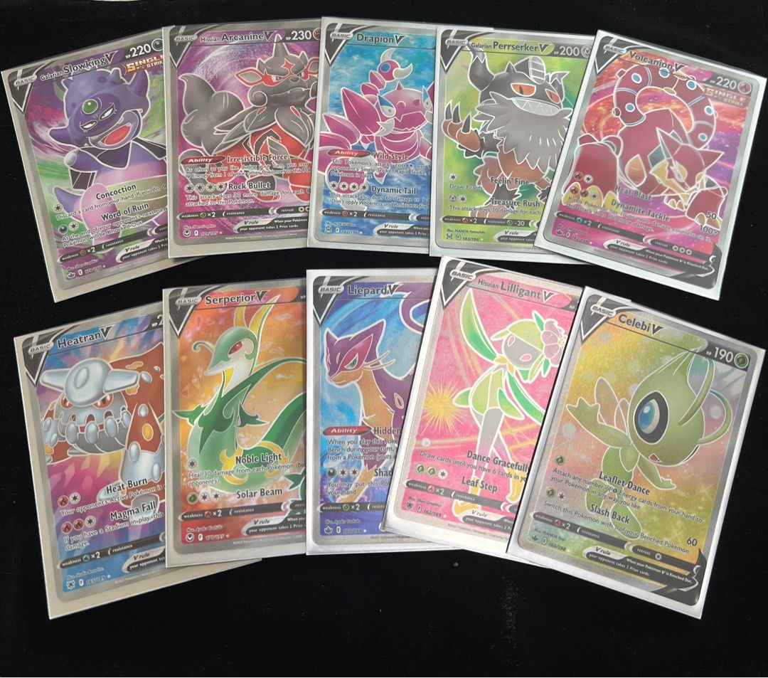 (10 Cards!) Pokemon TCG Full Art, Hobbies & Toys, Toys & Games on Carousell