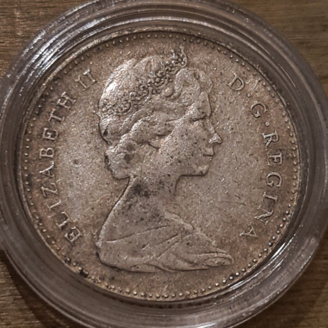 1968 Canada Queen Elizabeth II 10 Cent Silver Coin, Hobbies & Toys ...