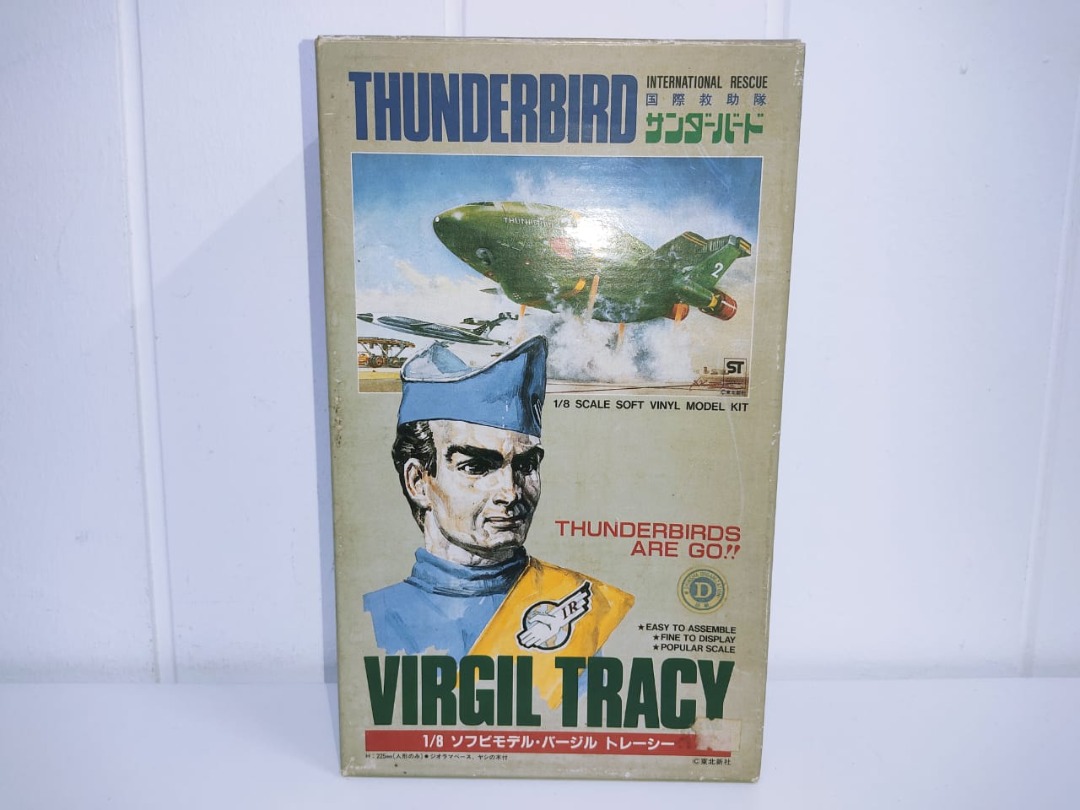 1992 IMAI THUNDERBIRD VIRGIL TRACY SOFT VINYL MODEL, Hobbies & Toys ...