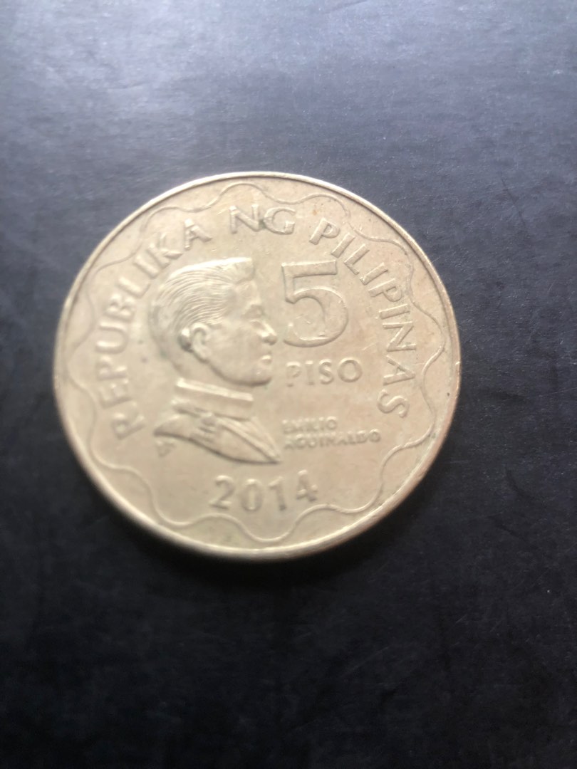2014 5 peso extra metal error coin, Hobbies & Toys, Memorabilia ...