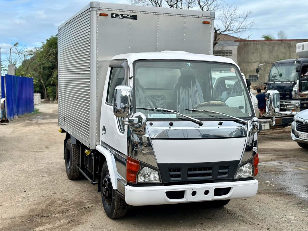 2021 Isuzu Elf Aluminum Closedvan 10ft. Molye High-Deck /Chrome Face ...