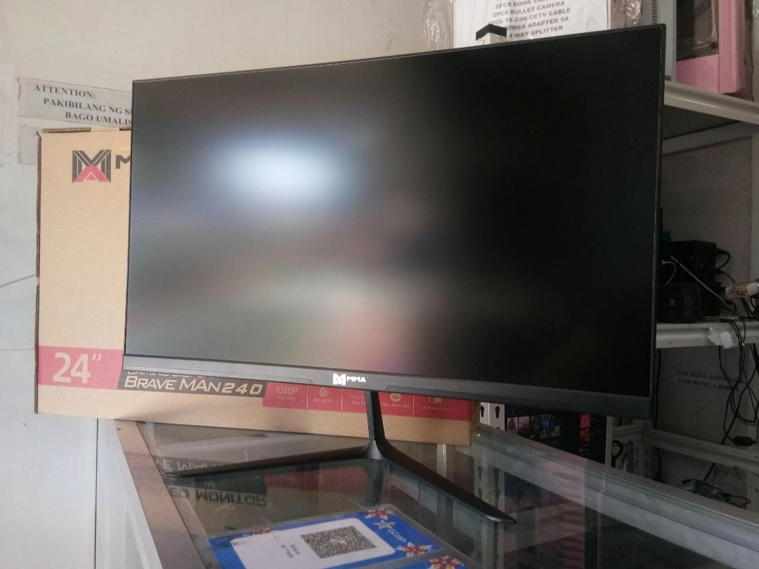 24 WIDE IPS FRAMELESS SEMI CURVED MMA MONITOR, Computers & Tech, Parts ...