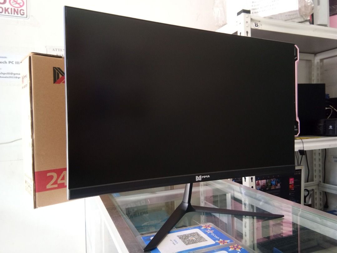 24 WIDE IPS FRAMELESS SEMI CURVED MMA MONITOR, Computers & Tech, Parts ...