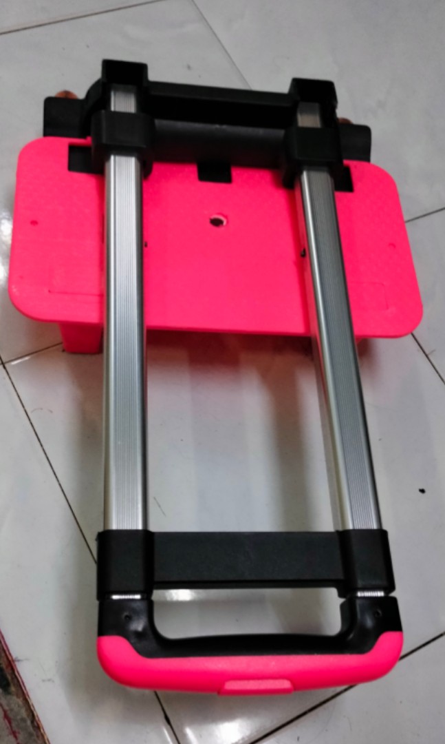 2 wheel school back trolley Troli beg sekolah budak, Hobbies & Toys ...