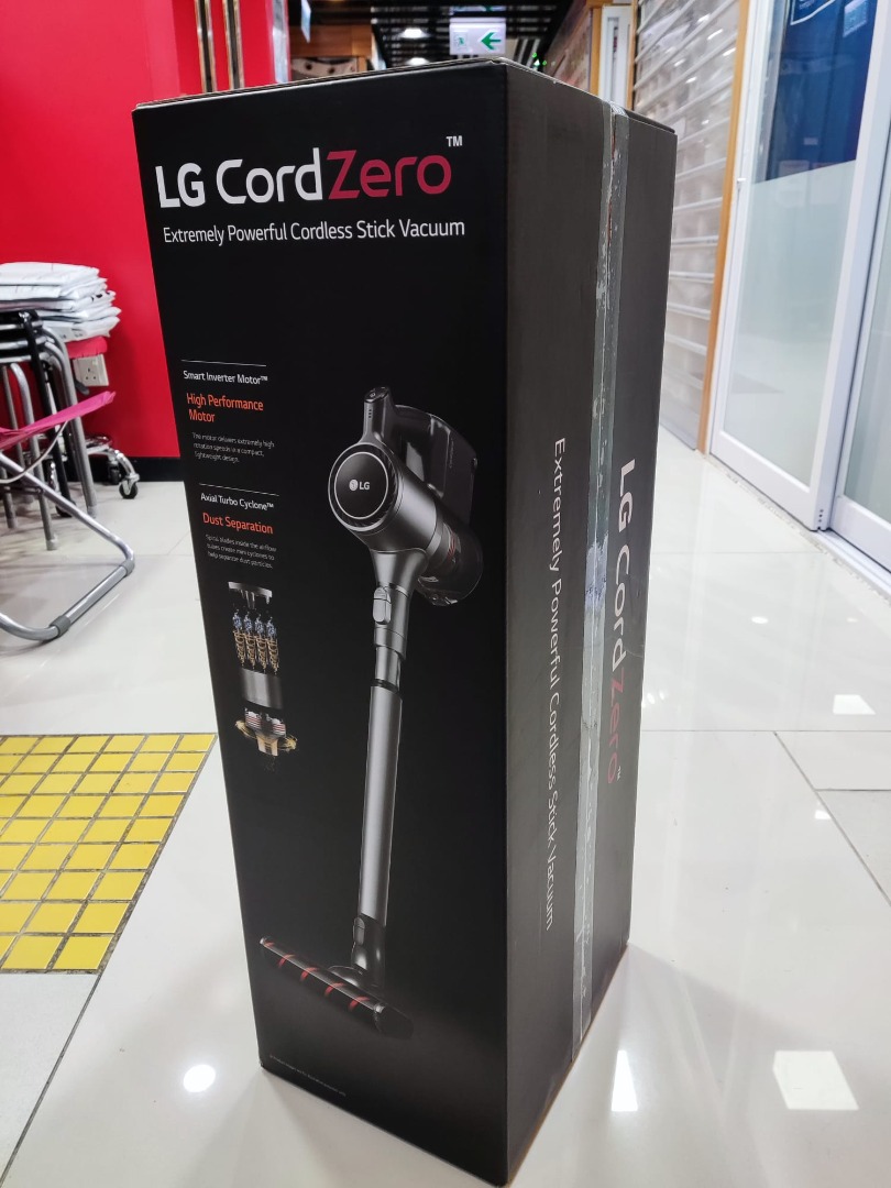 實體鋪 香港行貨 雙電池 Lg吸塵機 Lg Cordzero™ A9n Cordzero 鐵灰色 家庭電器 吸塵機 ＆ 家居清潔電器