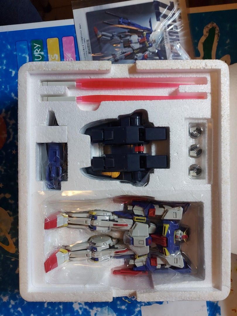 超合金 gd-60 zz gundam 可變戰士 高達, 興趣及遊戲, 玩具 & 遊戲類 - Carousell