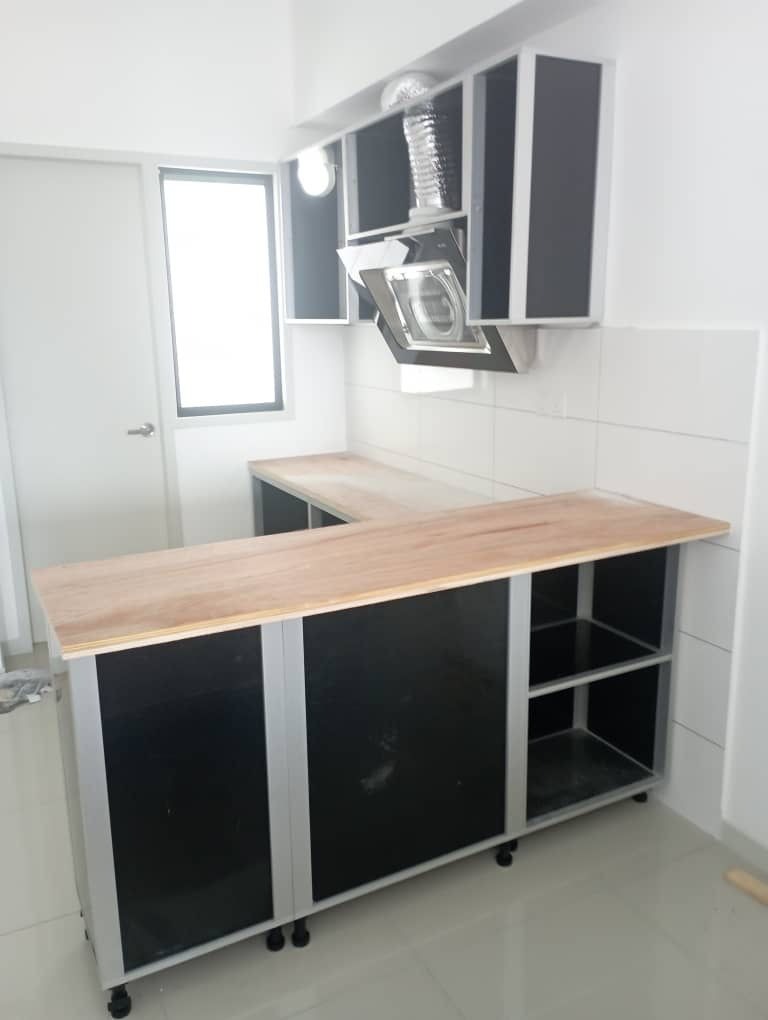 ACP Aluminium Kitchen Cabinet Custom made cabinet, Furniture & Home ...