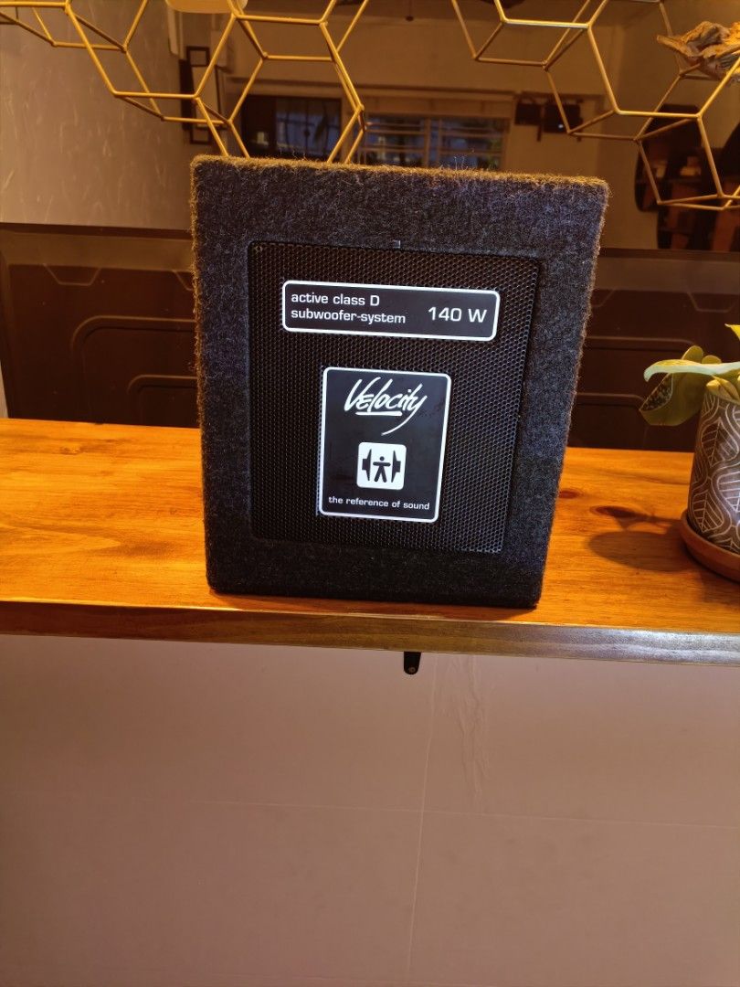 Active Subwoofer Velocity class D 140w, Audio, Soundbars, Speakers ... Active Subwoofer Velocity class D 140w, Audio, Soundbars, Speakers ...