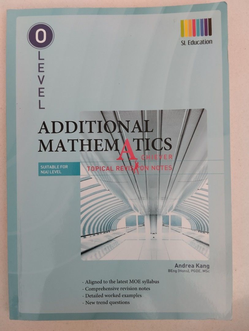 Additional Mathematics O-Level Ten Year Series (2011-2020), Hobbies ...