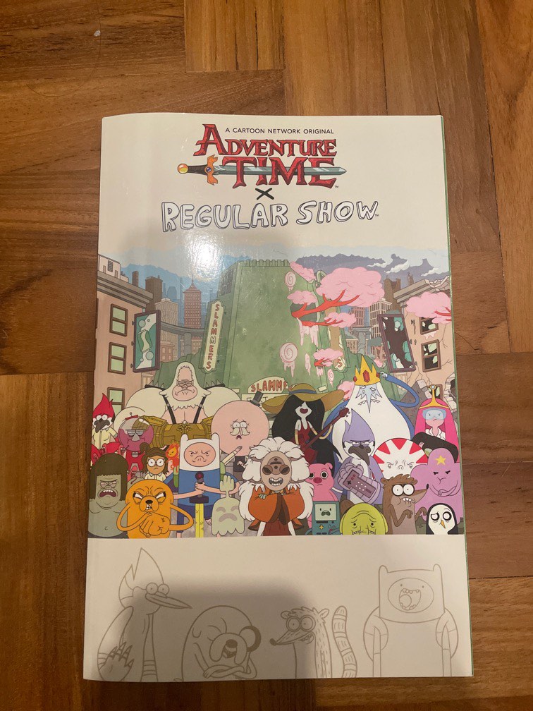 Adventure time x Regular show comic book, Hobbies & Toys, Books ...