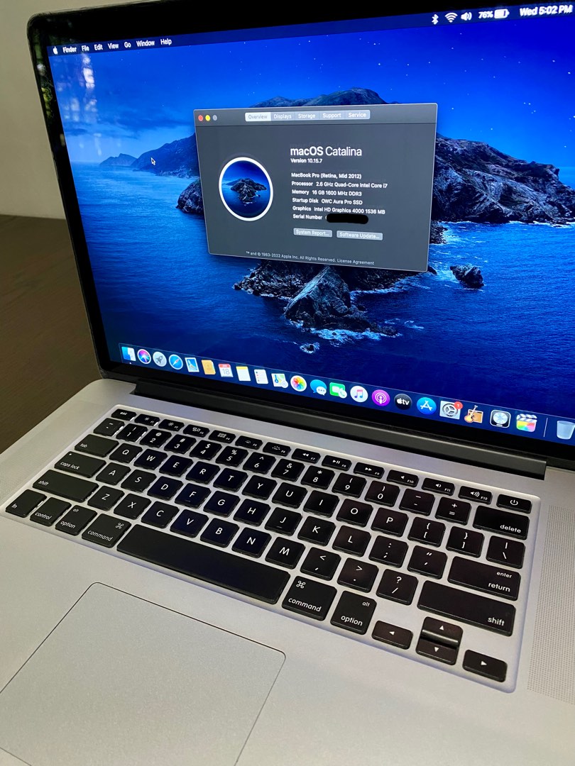 APPLE 15 INCH MACBOOK PRO MID 2012 (RETINA) 500SSD, Computers & Tech ...