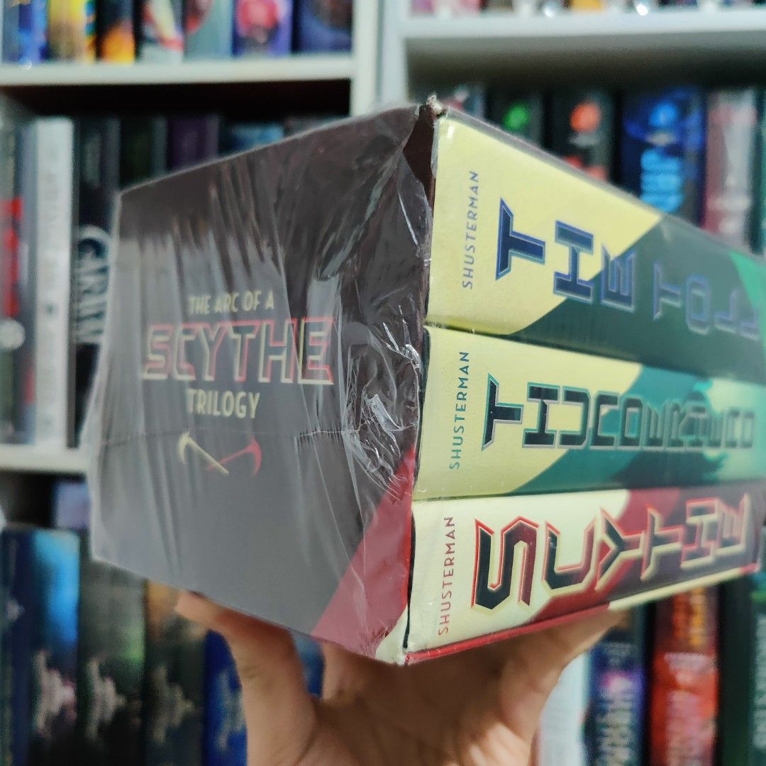 Arc of a Scythe trilogy by Neal Shusterman (Scythe, Thunderhead, The ...