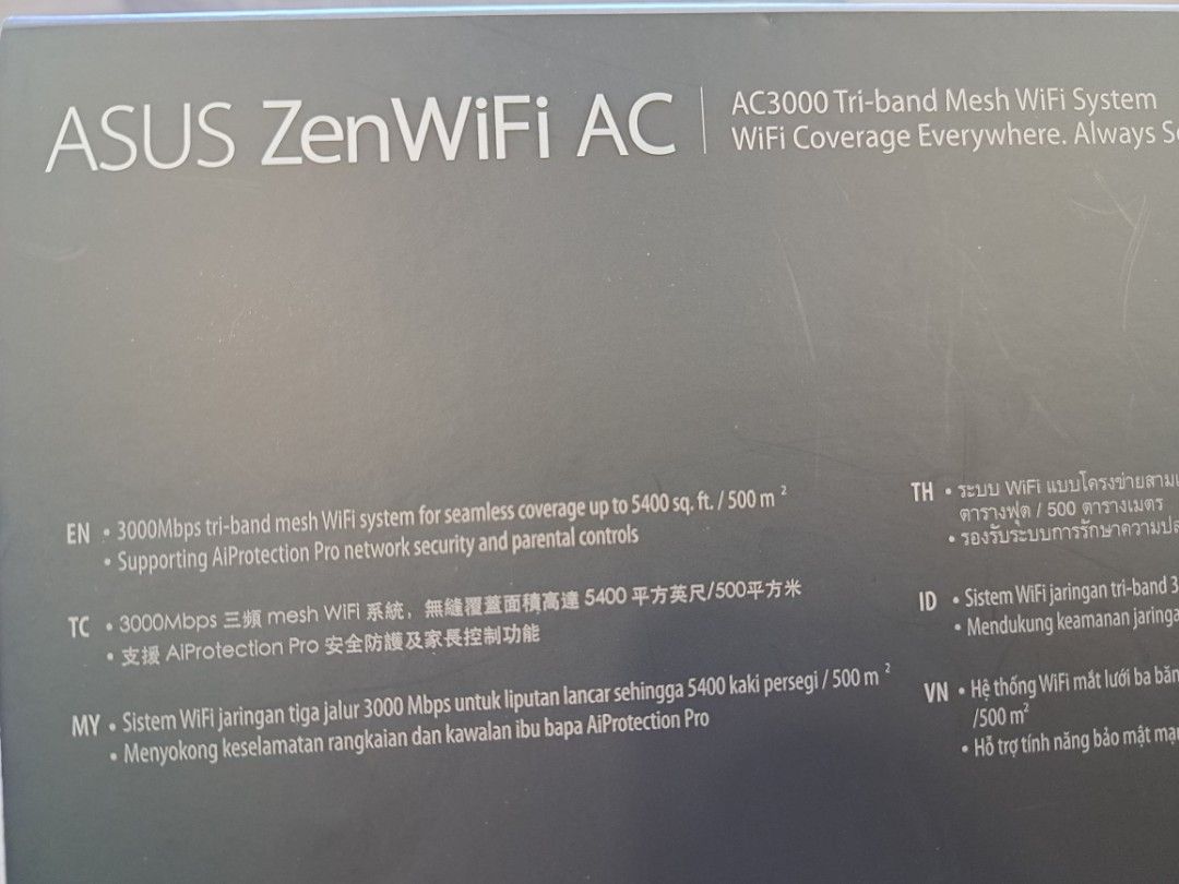 Asus CT8 Zen Wifi Mesh (single node), Computers & Tech, Parts & Accessories, Networking on Carousell
