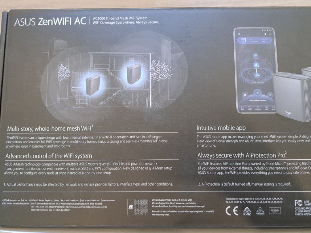 Asus CT8 Zen Wifi Mesh (single node), Computers & Tech, Parts & Accessories, Networking on Carousell