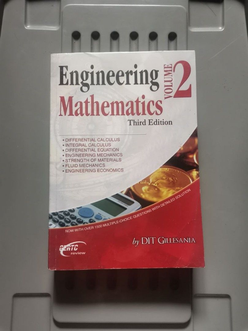 (Authentic) Engineering Mathematics Volume 1 & 2 (3rd Edition) by DIT ...