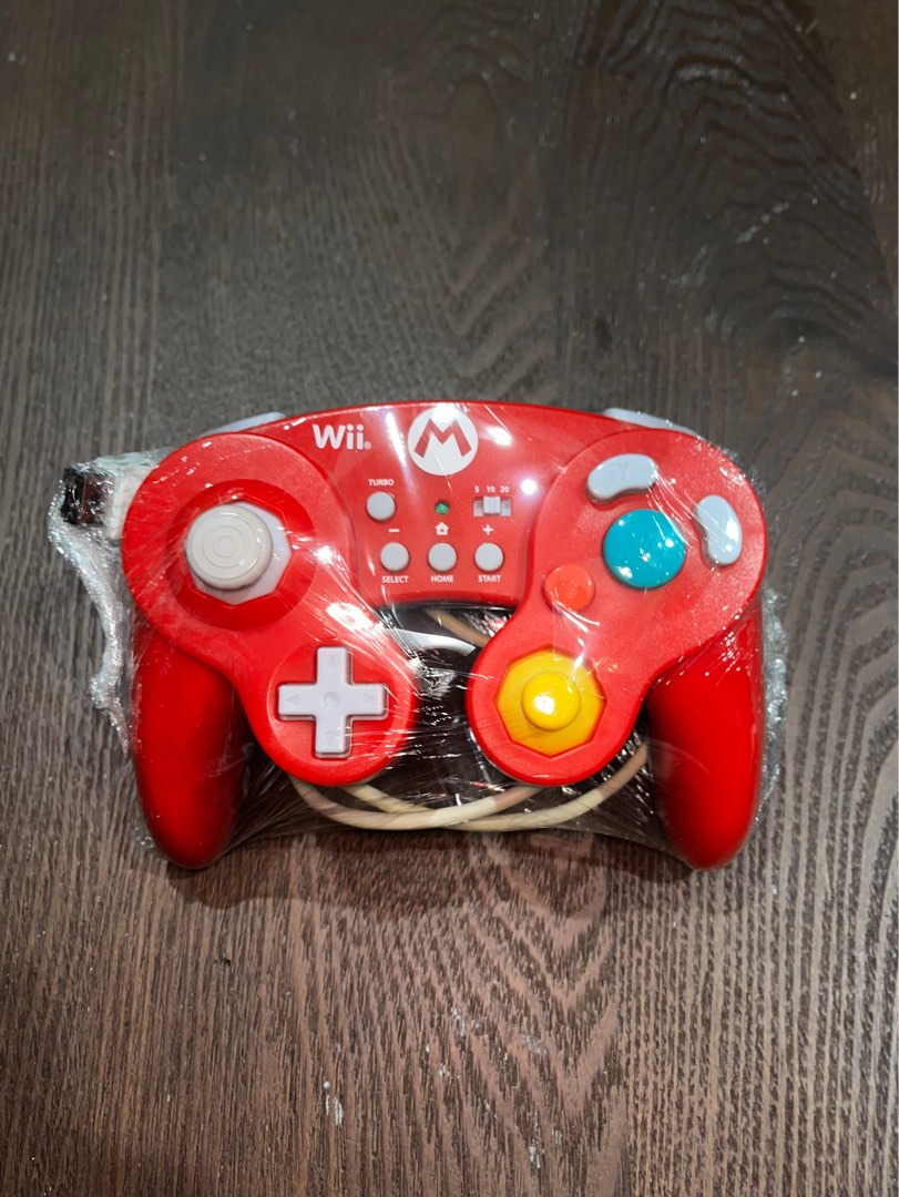 Authentic Nintendo wii wired Fight Pad controller Mario Edition ...