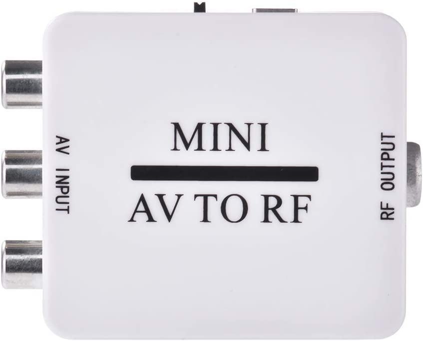 AV to RF Converter,RCA AV To RF Female Video Adapter Converter MHz 61. ...