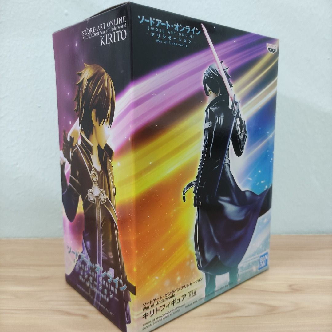 Banpresto Sword Art Online: Alicization War of Underworld Kirito Figure ...
