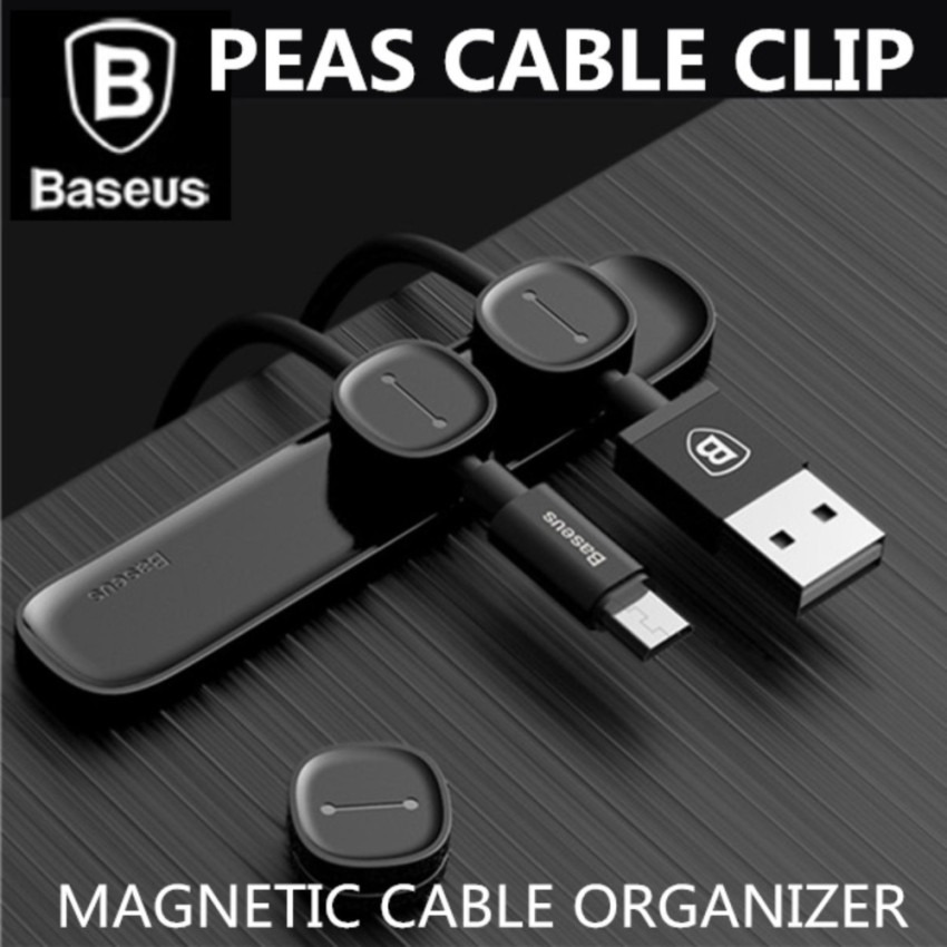 Baseus Peas Cable Clip Magnetic USB Wire Organizer, Mobile Phones ...