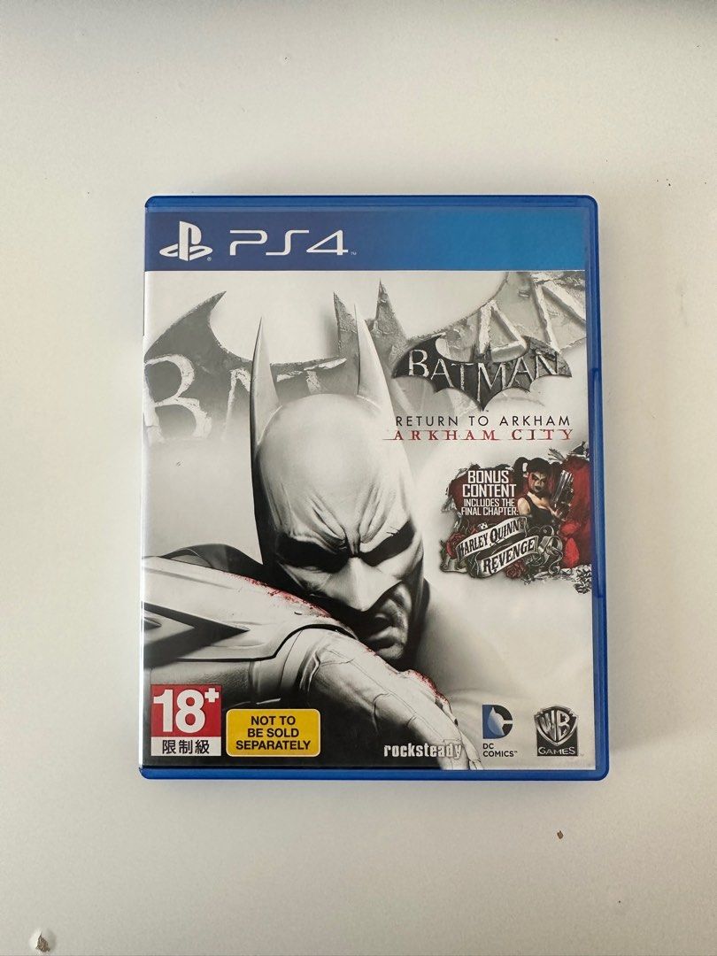 Batman Return to Arkham Arkham City PS4 game, Video Gaming, Video Games, PlayStation on Carousell