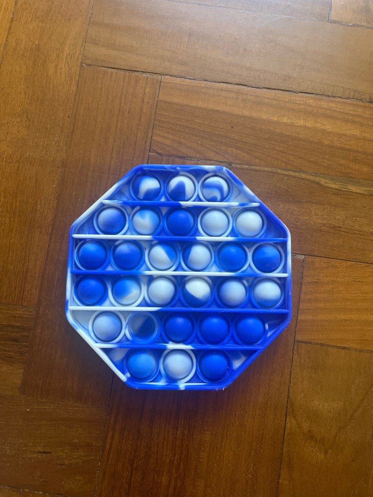 Blue marble popit, Hobbies & Toys, Toys & Games on Carousell