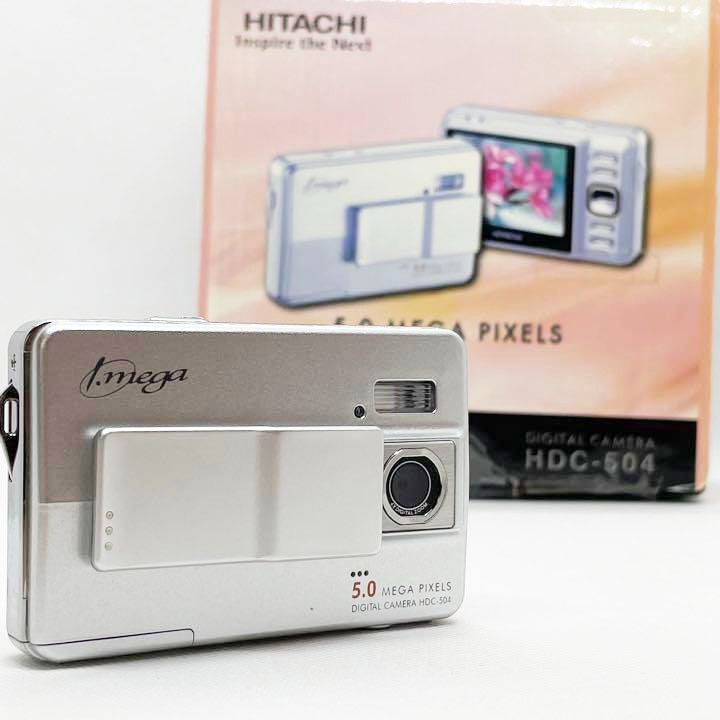 [BMC] Hitachi I.mega HDC-504 (5MP) Silver Digital Compact (used) **CCD Sensor**, Photography ...