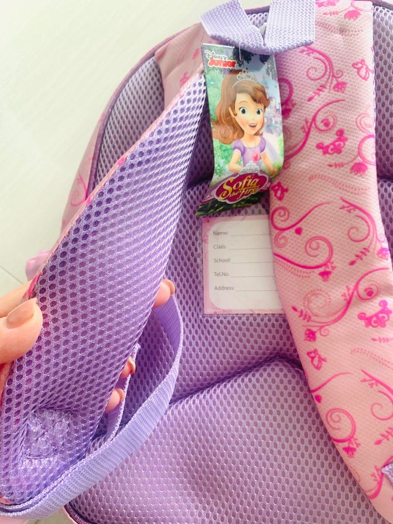 BNIB Authentic Disney Sofia the first backpack, Babies & Kids, Babies ...