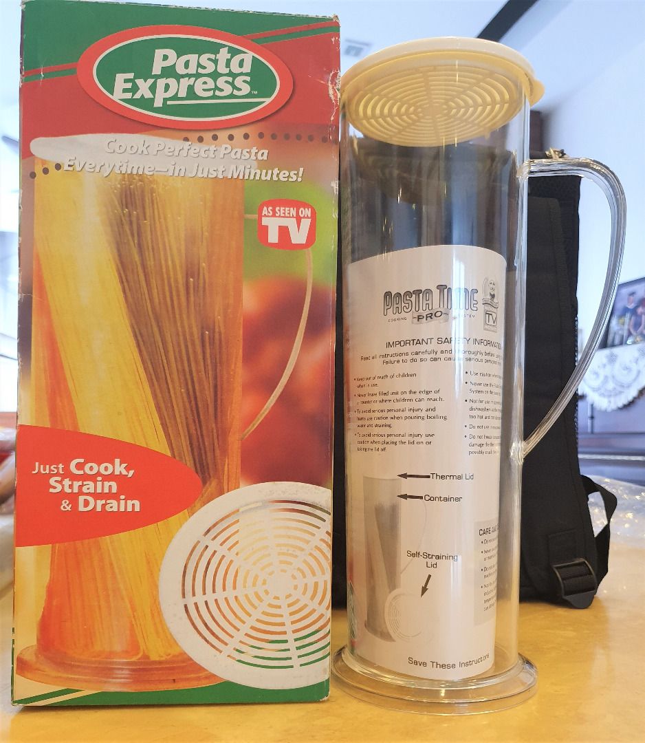 BNIB Pasta Cook, Strain and Drain, Furniture & Home Living, Kitchenware ...