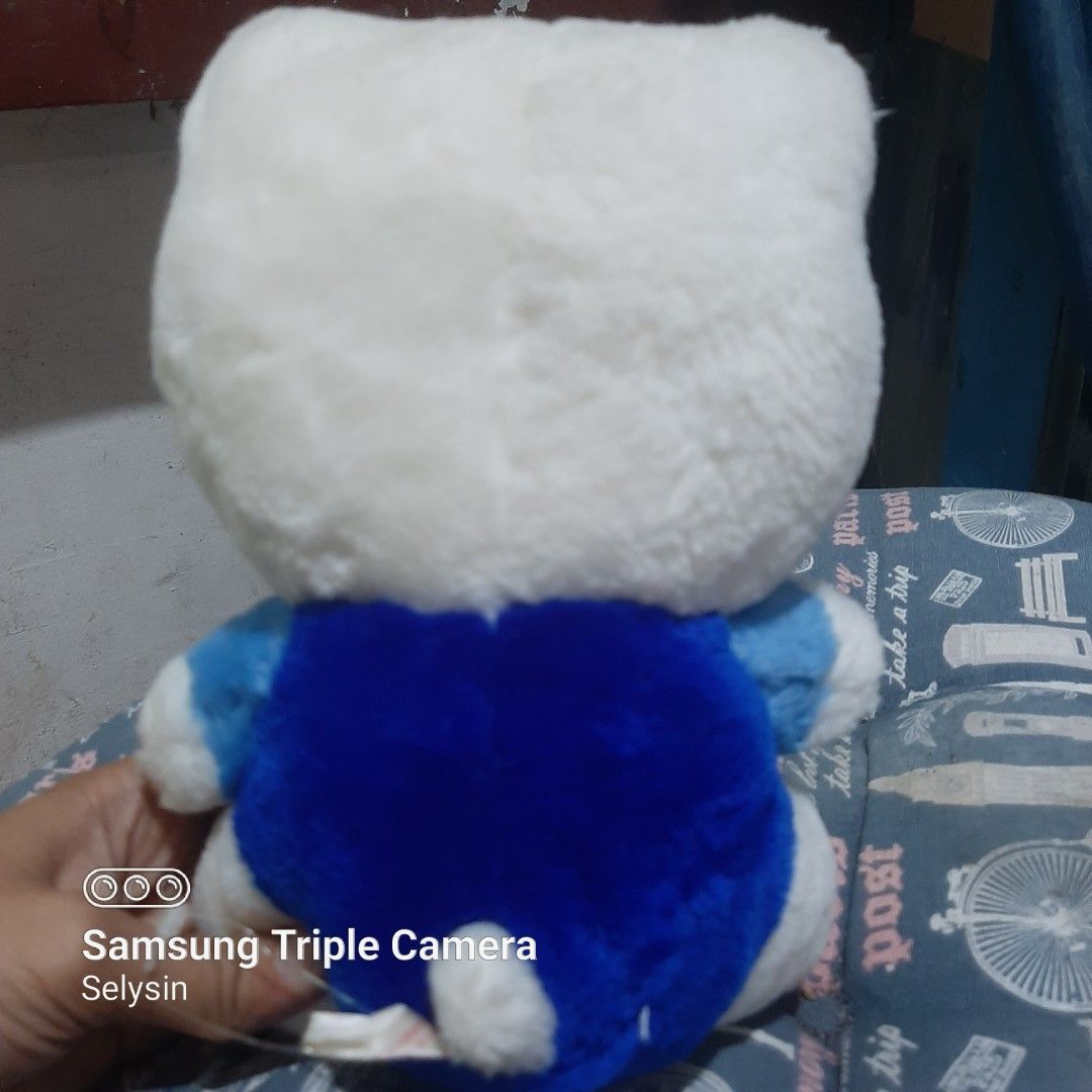 Boneka hello kitty biru, Toys & Collectibles, Mainan di Carousell